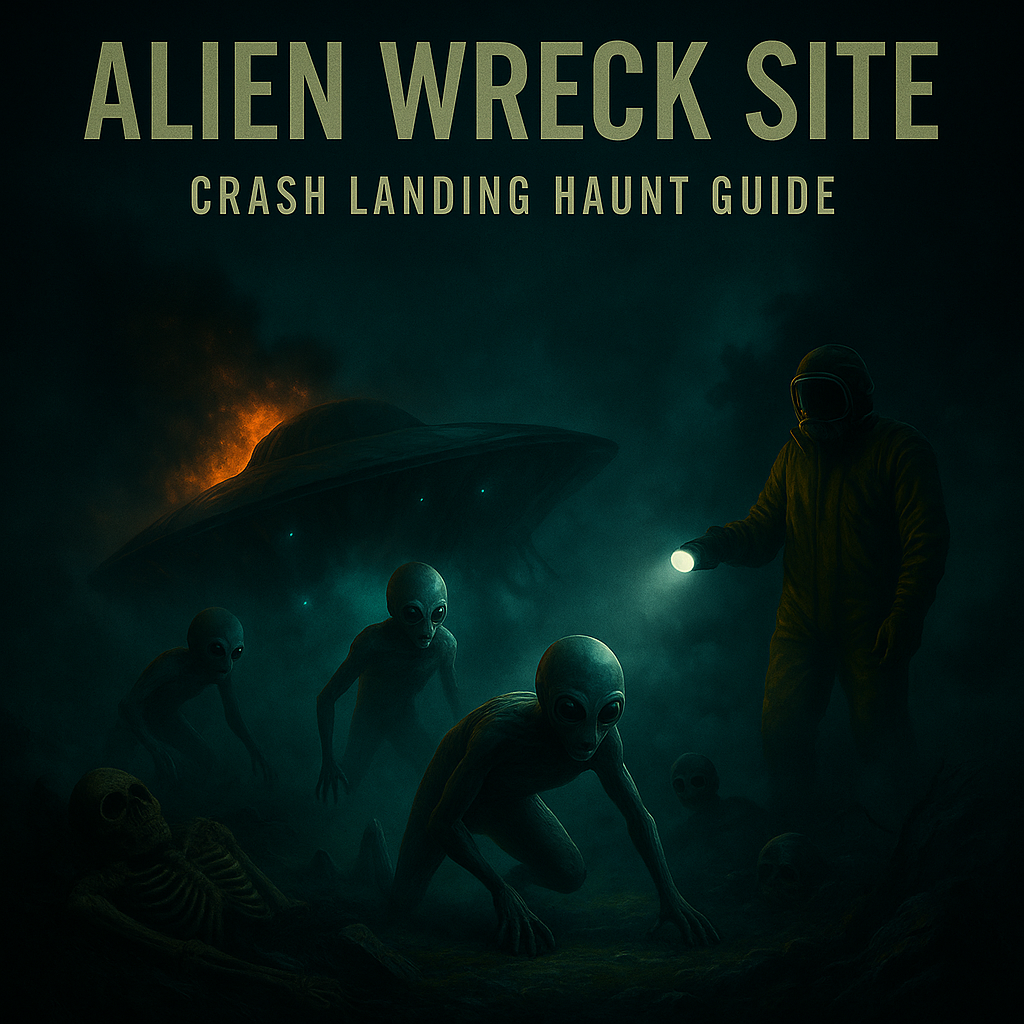 Alien Wreck Site Yard Haunt | Build a UFO Crash Scene – The Horror Dome