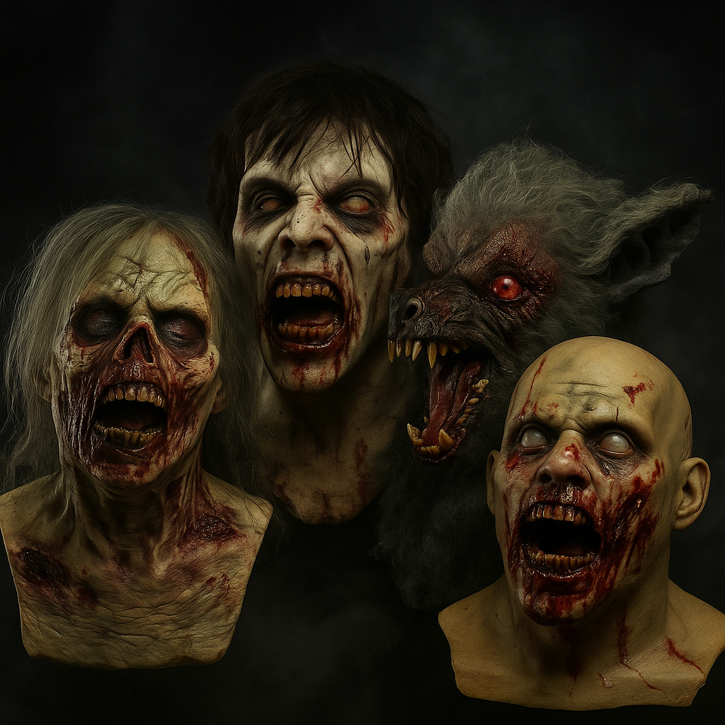 Zombie Apocalypse Approved: The Most Terrifying Undead Masks – The Horror Dome