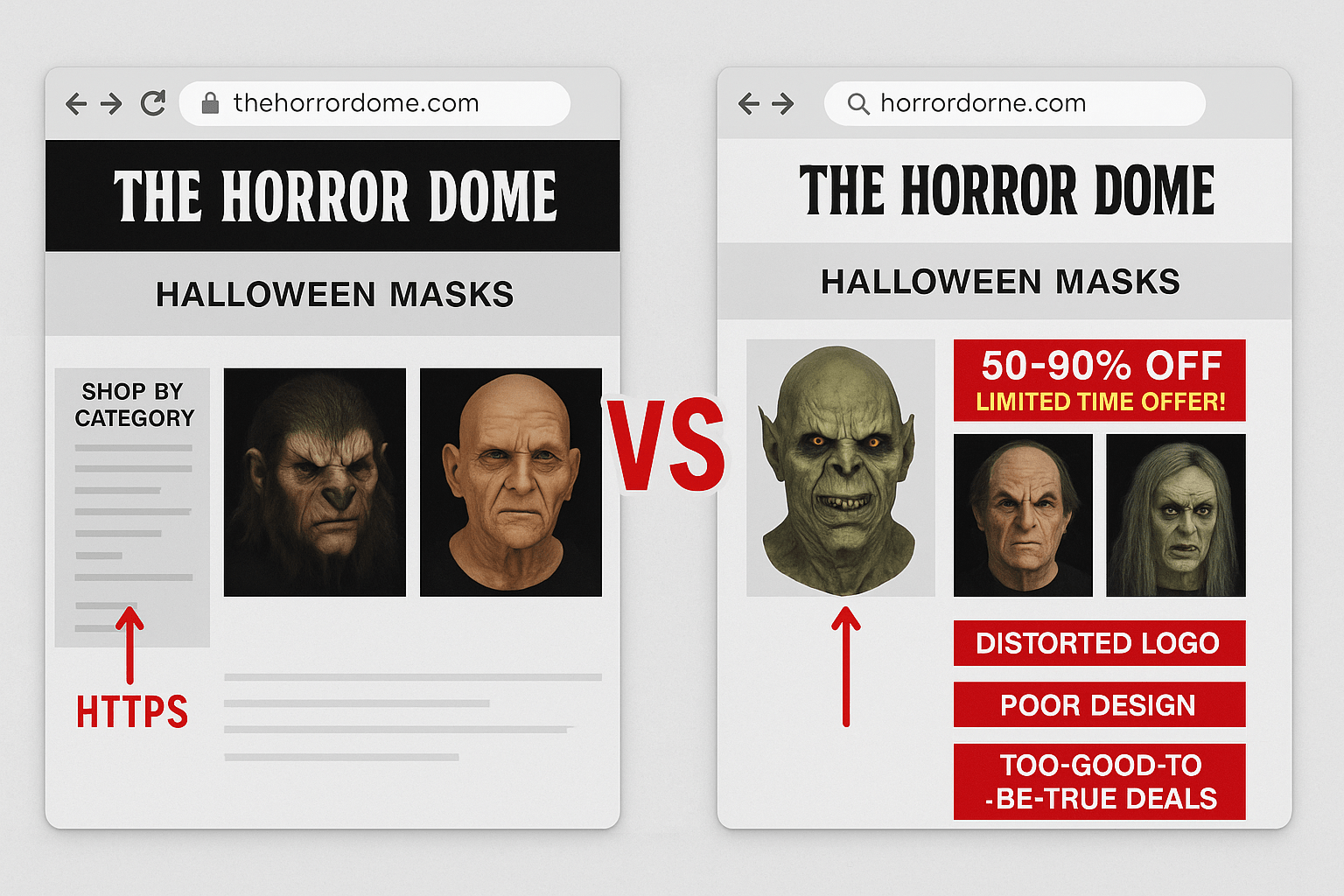 How to Spot a Phishing Site – Protect Yourself from Scams – The Horror Dome