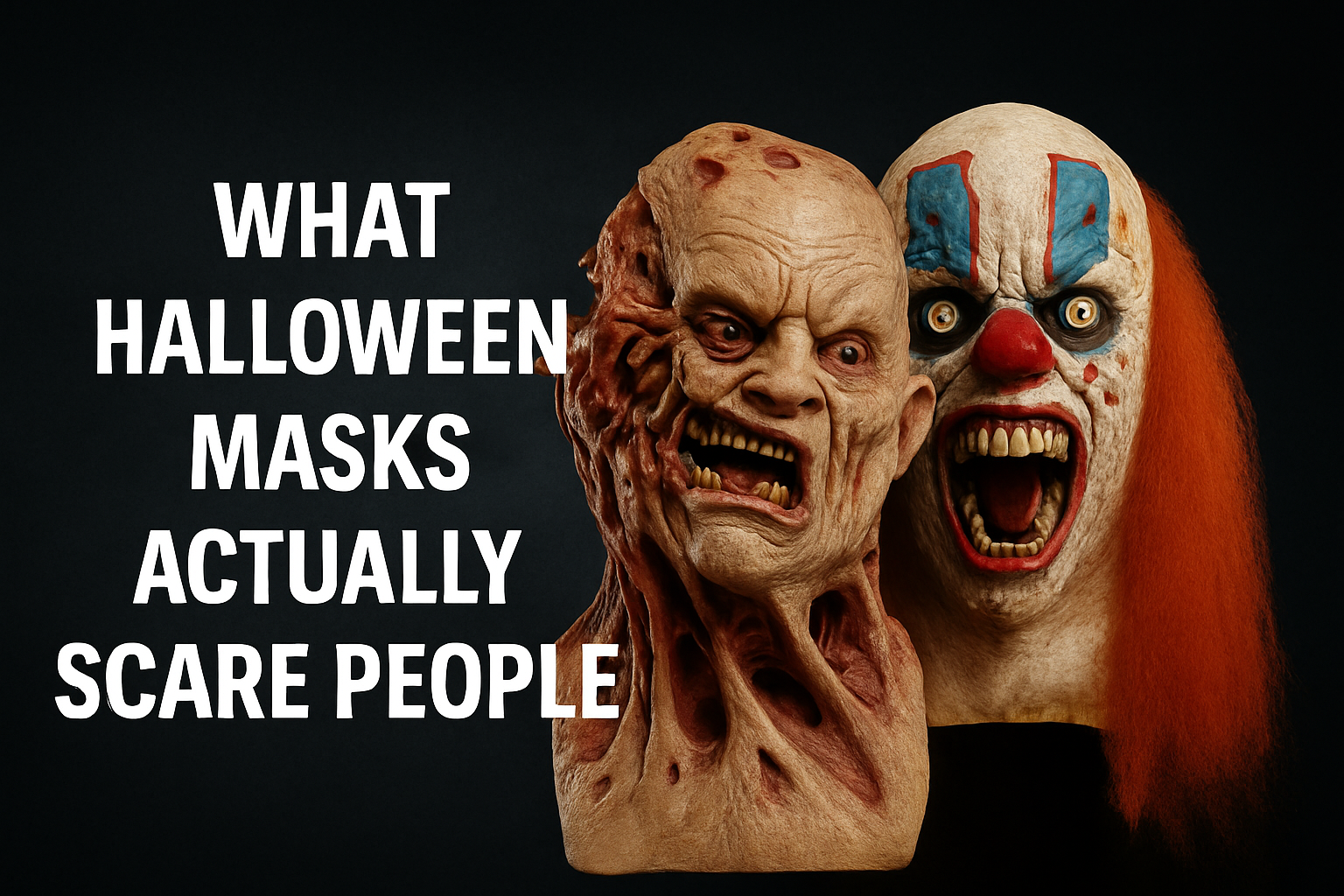 What Halloween Masks Actually Scare People | The Horror Dome