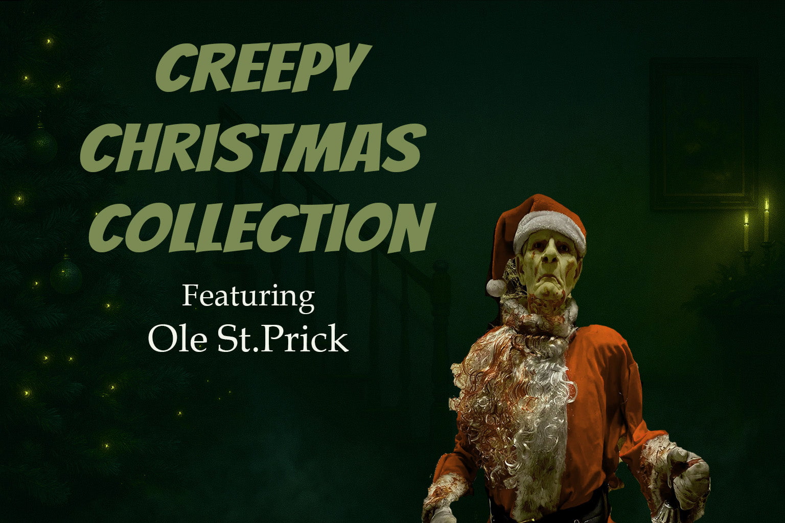 Creepy Christmas Display Ideas with Dark Santa, Evil Elves, and Winter ...