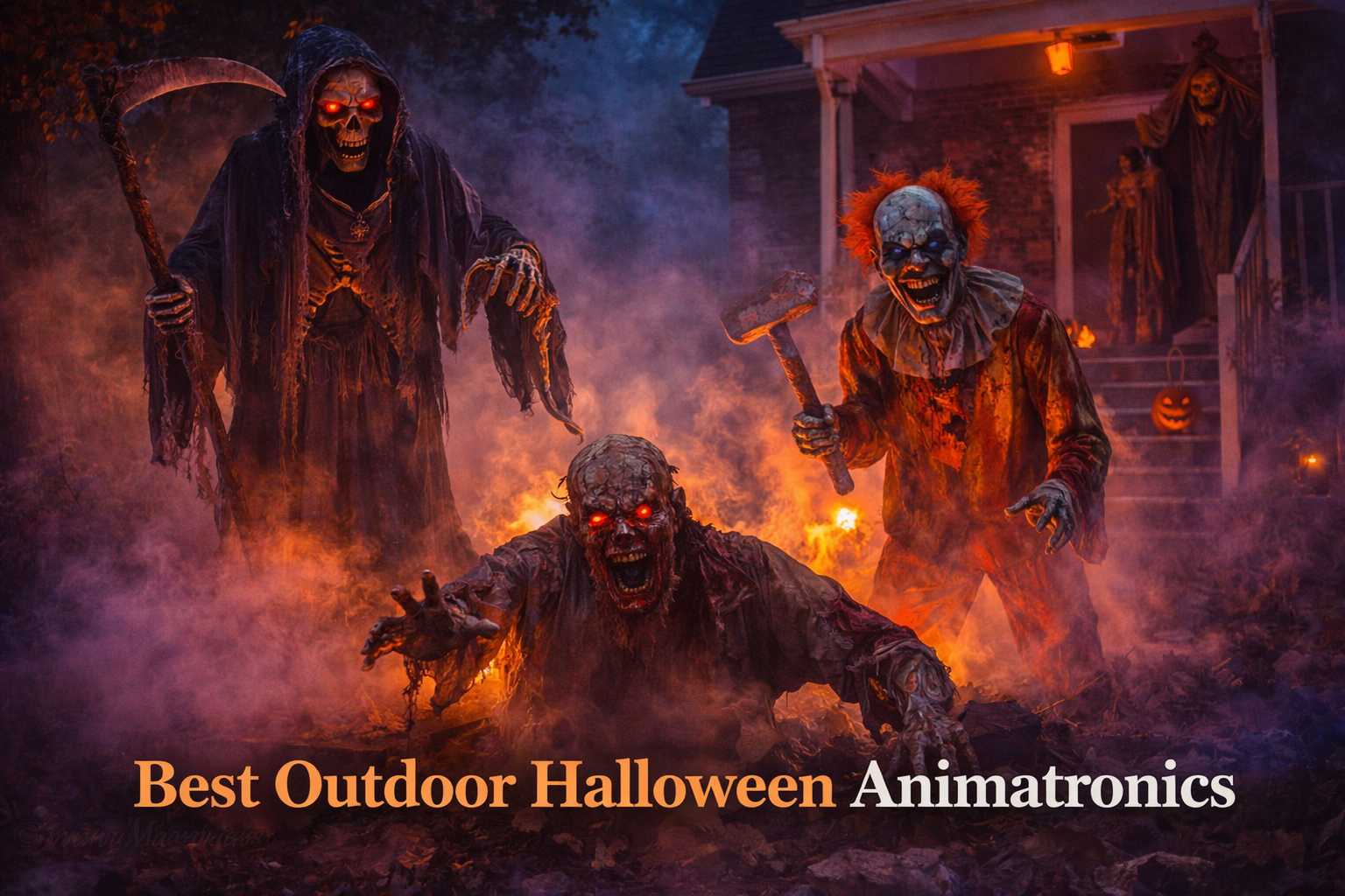 Best Outdoor Halloween Animatronics – The Horror Dome