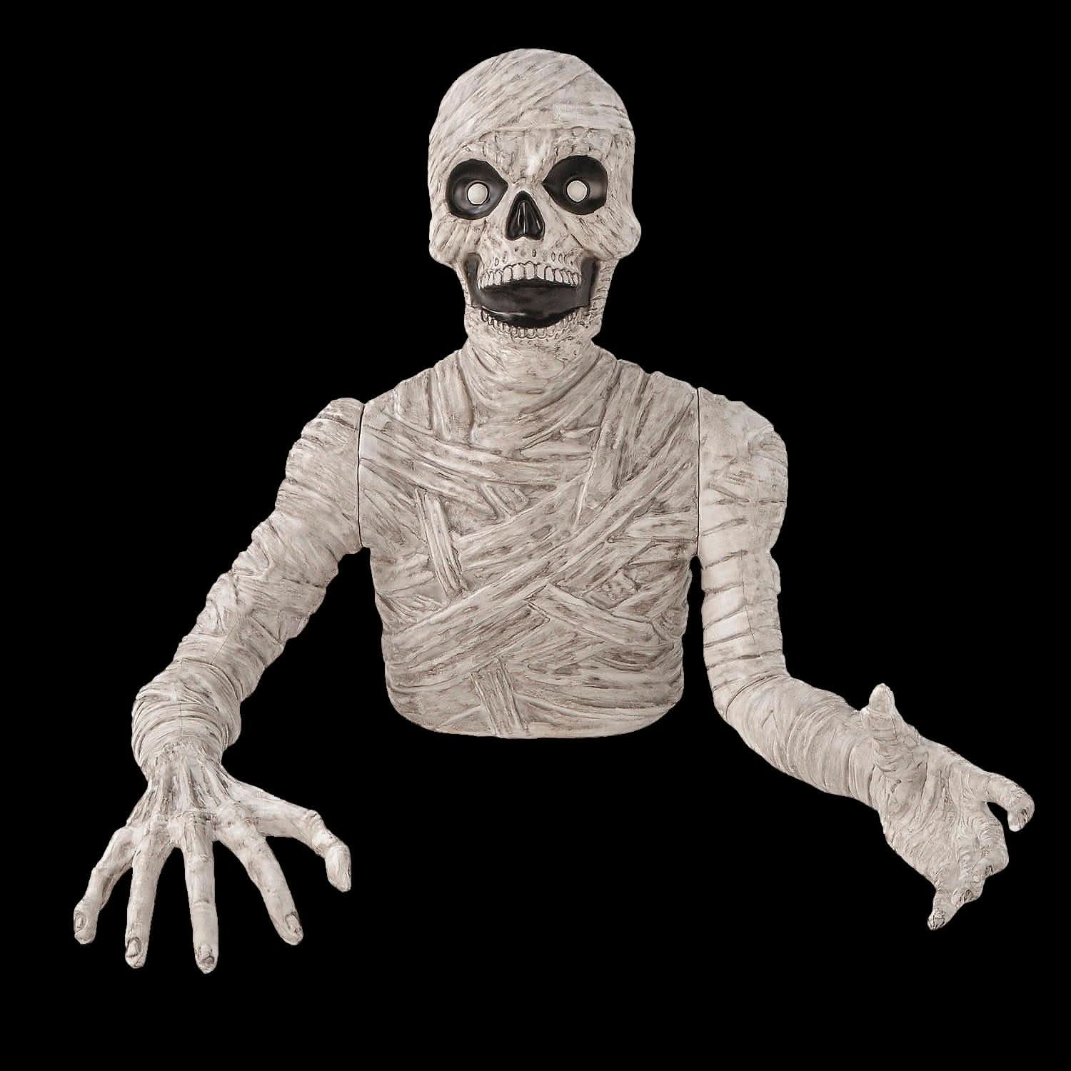 Out of Ground Reaching Mummy Halloween Decoration – The Horror Dome