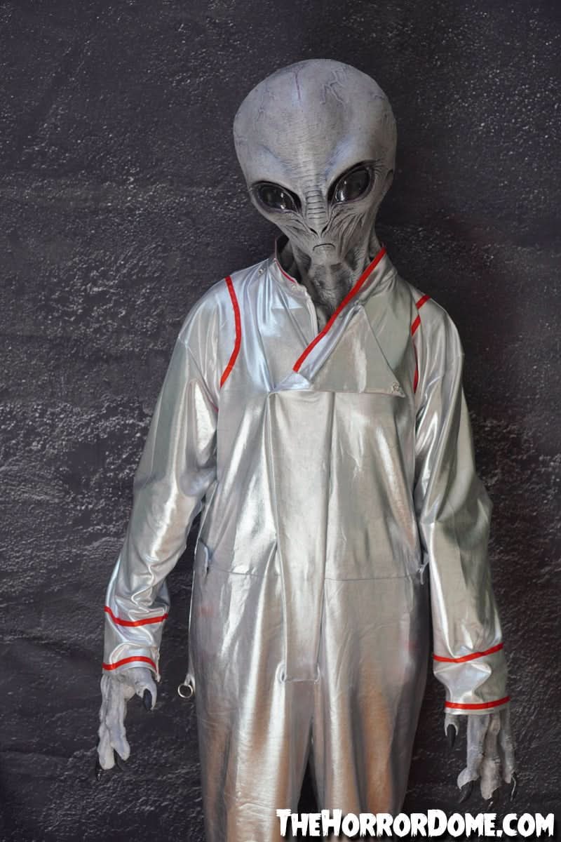 "Area 51 Space Suit with Red piping" Alien Costume – The Horror Dome