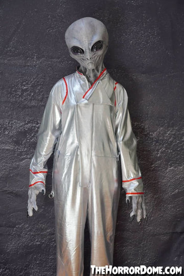 "Area 51 Space Suit with Red piping" Alien Costume – The Horror Dome