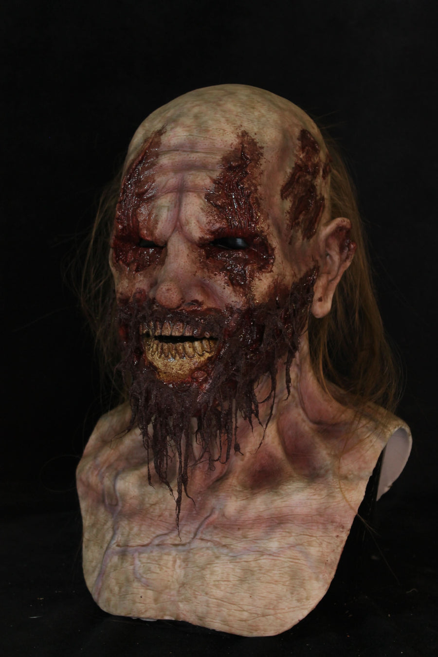 "Brutus the Zombie" Gore Silicone Mask – The Horror Dome
