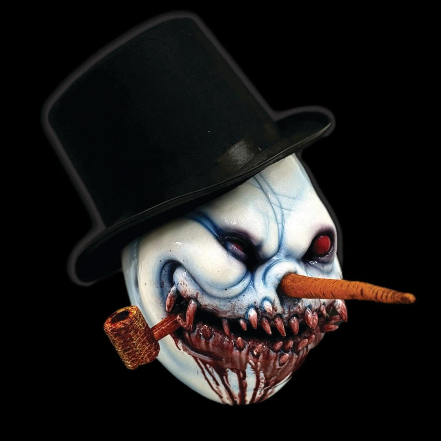 "Frosty" Hybrid Silicone Mask – The Horror Dome