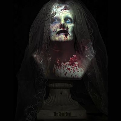 "Ghost Bust - Bride" Animated Haunted Projection Prop – The Horror Dome