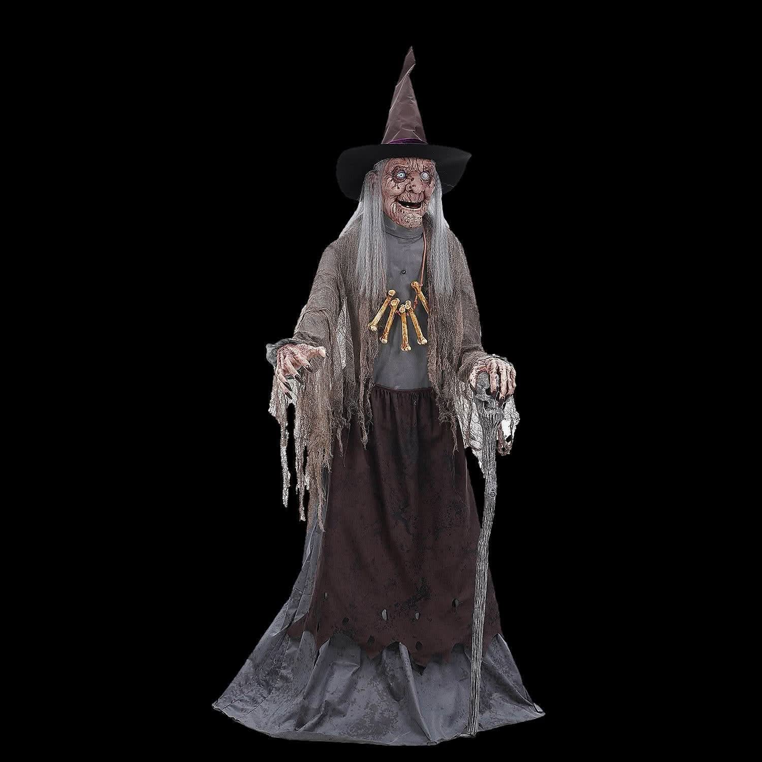 "Haunted Witch" Electric Animated Halloween Prop – The Horror Dome