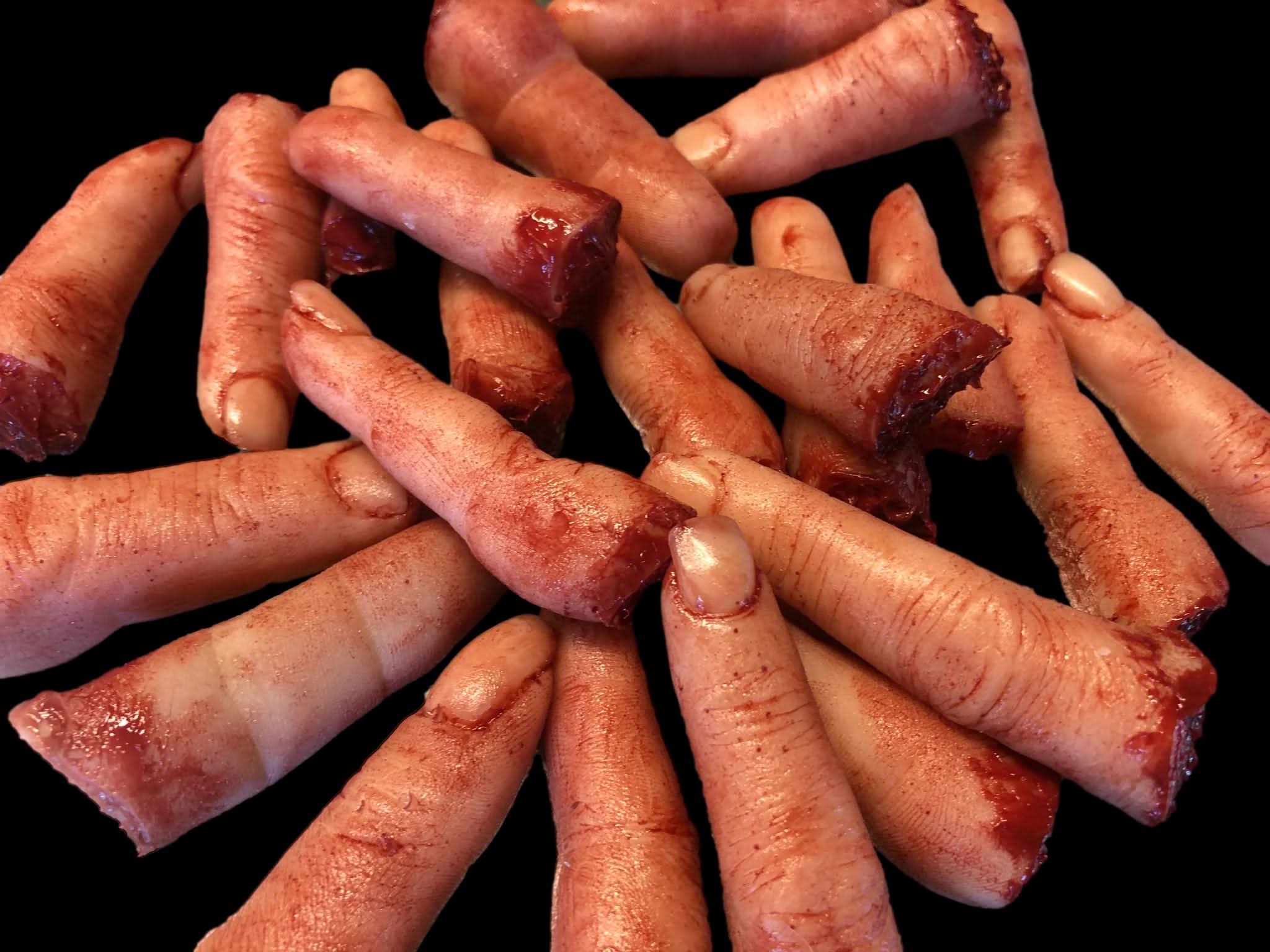 Lot of 20 "Severed Fingers" Halloween Prop – The Horror Dome