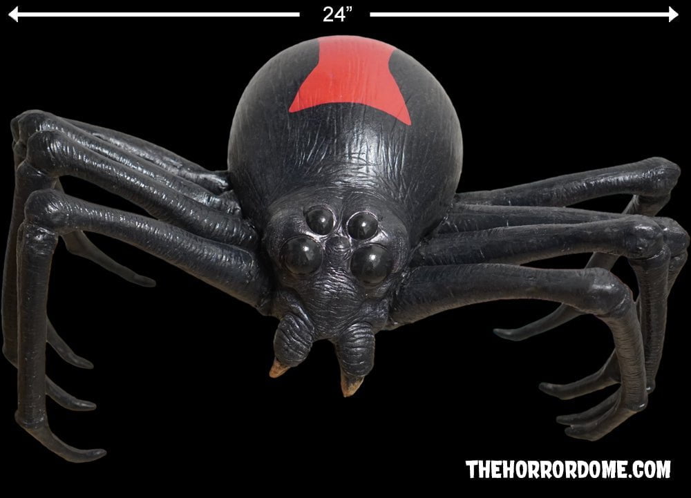 NEW for 2024 "Giant Black Widow Spider" 24" wide, Monster Halloween Pr ...