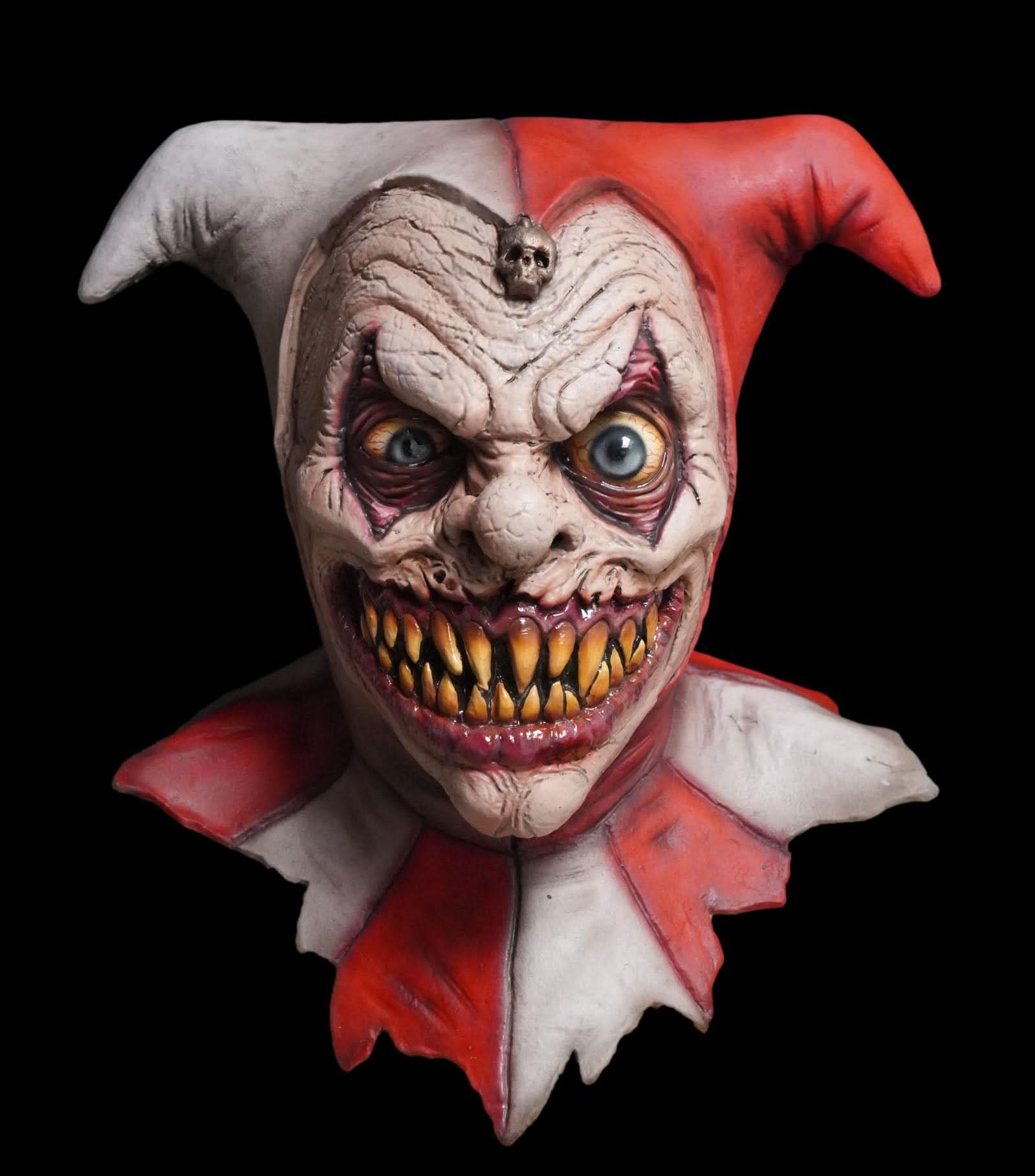 Scary Jester Mask | Evil Clown Halloween Mask | HD Studio Masks – The ...