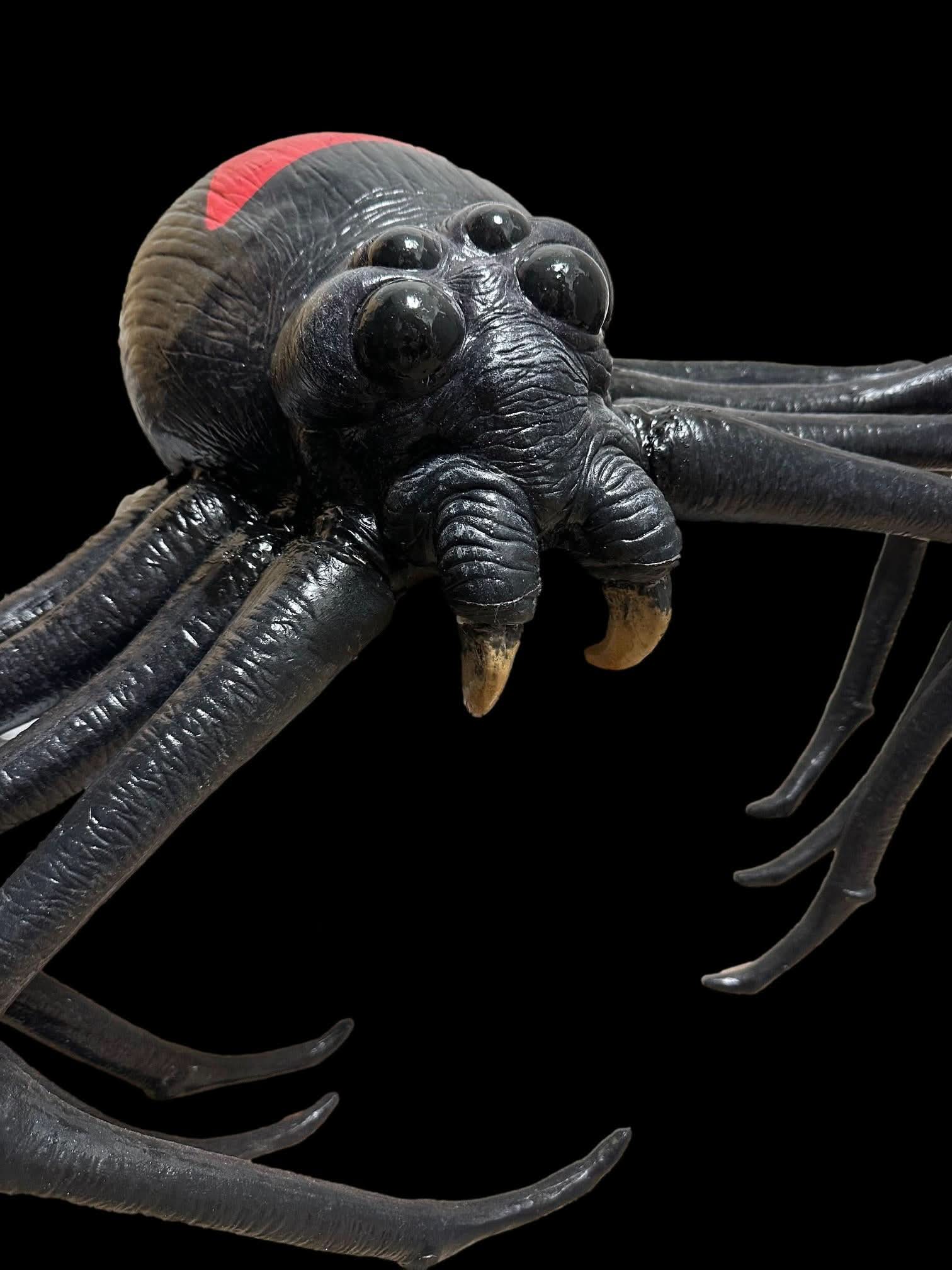 NEW "Giant Black Widow Spider" 24" wide, Monster Halloween Prop – The ...