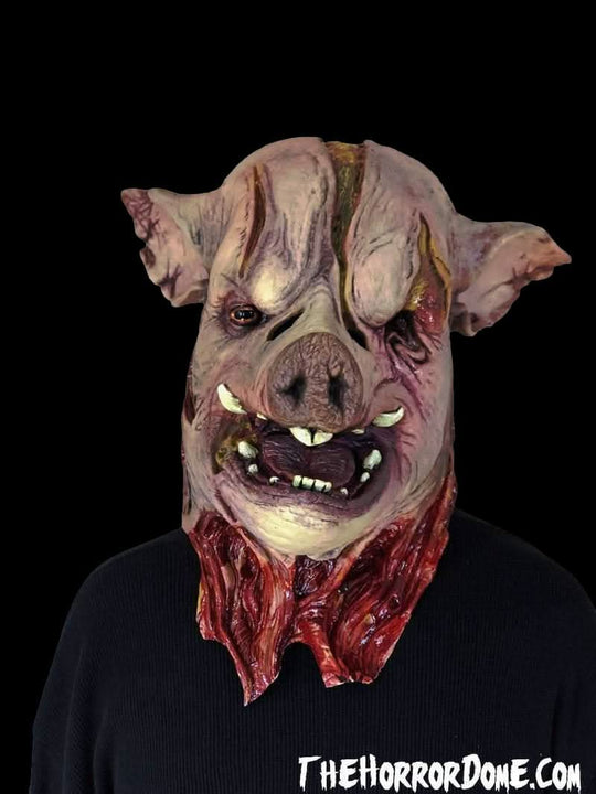 Pig Head Pig Mask - Hair-Raising Haunted House Character – The Horror Dome