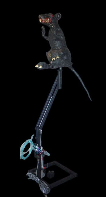 Pop Up Spitting Rat Halloween Animatronic | The Horror Dome