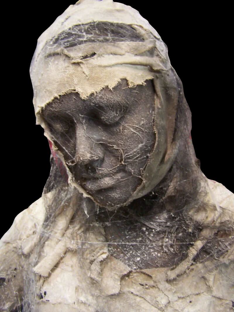 "Queen Nefertiti Mummy Standing Body" Zombie Halloween Decorations ...