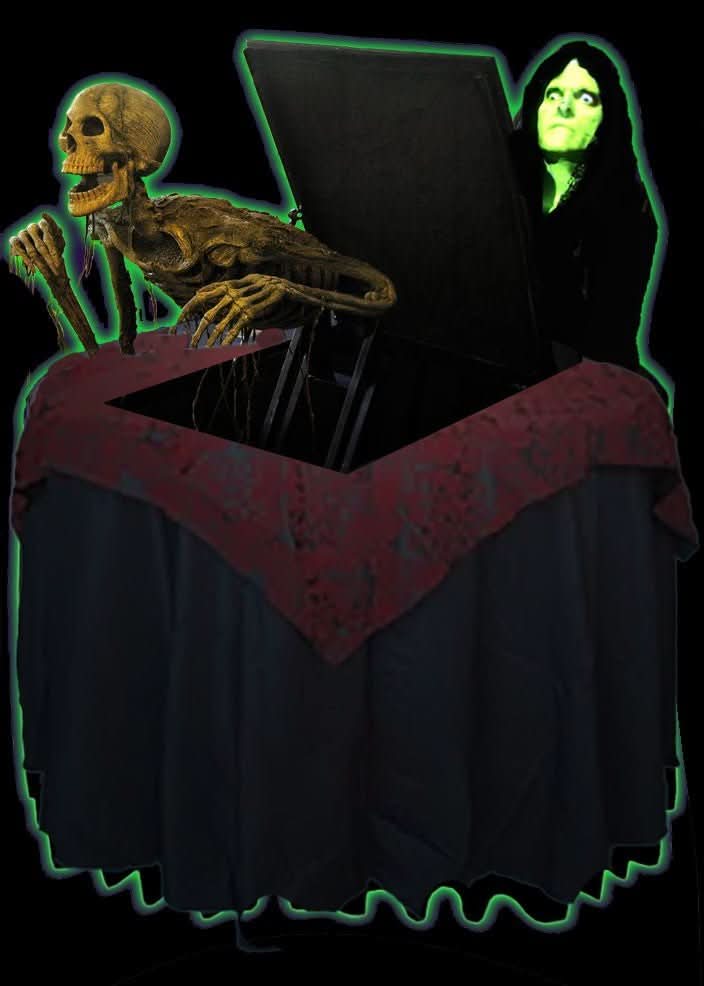 Seance Table Animated Halloween Decoration | Animatronic Scance – The ...