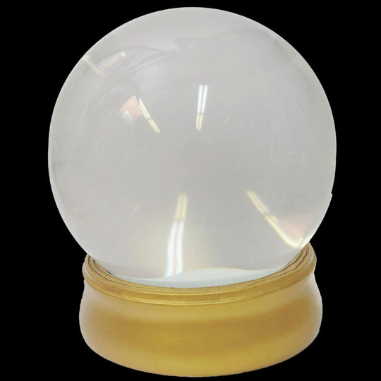 Water-Filled Glass Crystal Ball Prop – The Horror Dome