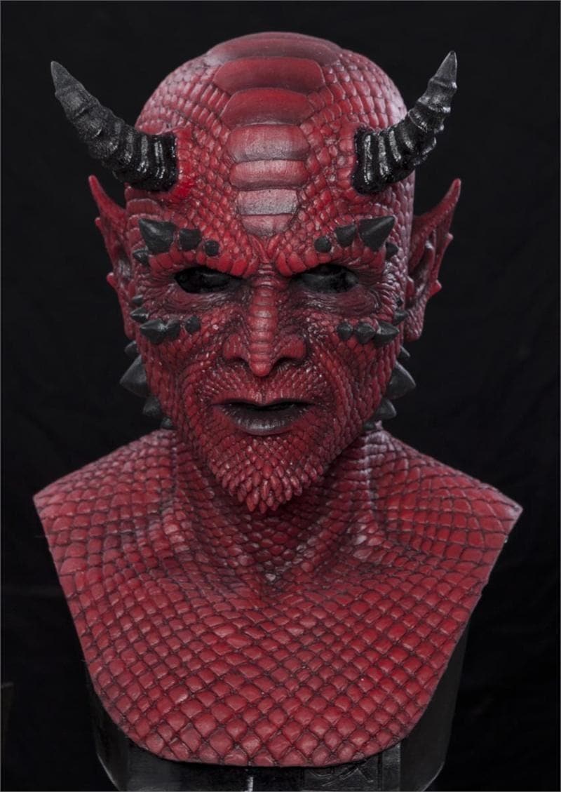 "Belial the Demon - Red" Silicone Mask – The Horror Dome