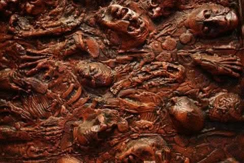 "Blood Wall Panel with Blending Costume" Haunted House Facade – The ...