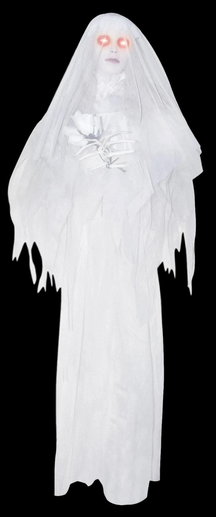 "Bride with Rose" Halloween Prop – The Horror Dome