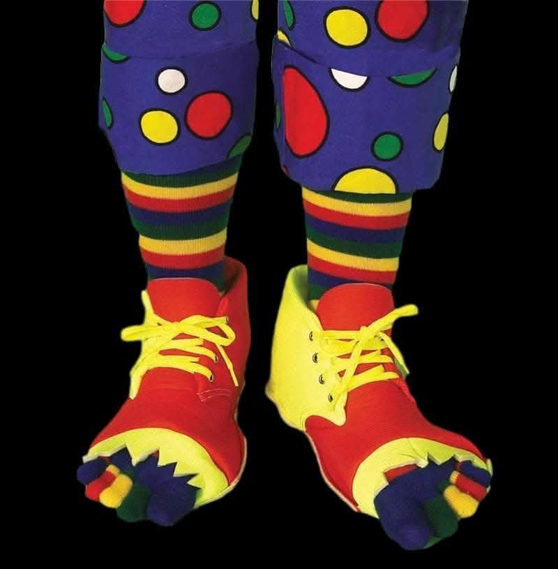 "Clown Shoes and Toe Sock Set" Halloween Costume Accessory – The Horror ...