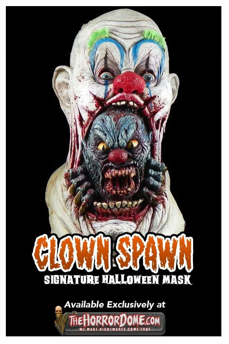 "Clown Spawn" Clown Parasite Mask | Halloween Masks – The Horror Dome