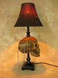 "Desk Lamp with Life-size Corpse Head and Antique Shade" Haunted House ...