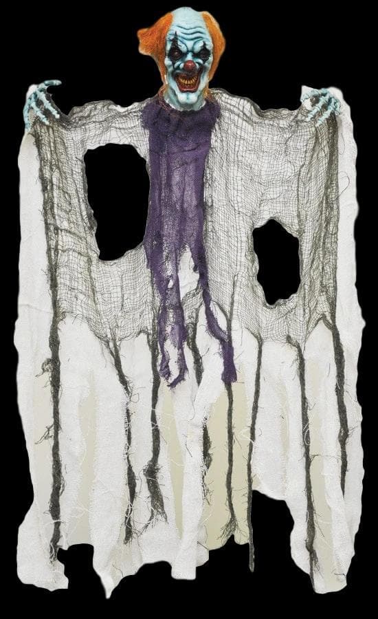 Hanging Devil Clown Halloween Decoration | 36" Hanging Clown – The ...