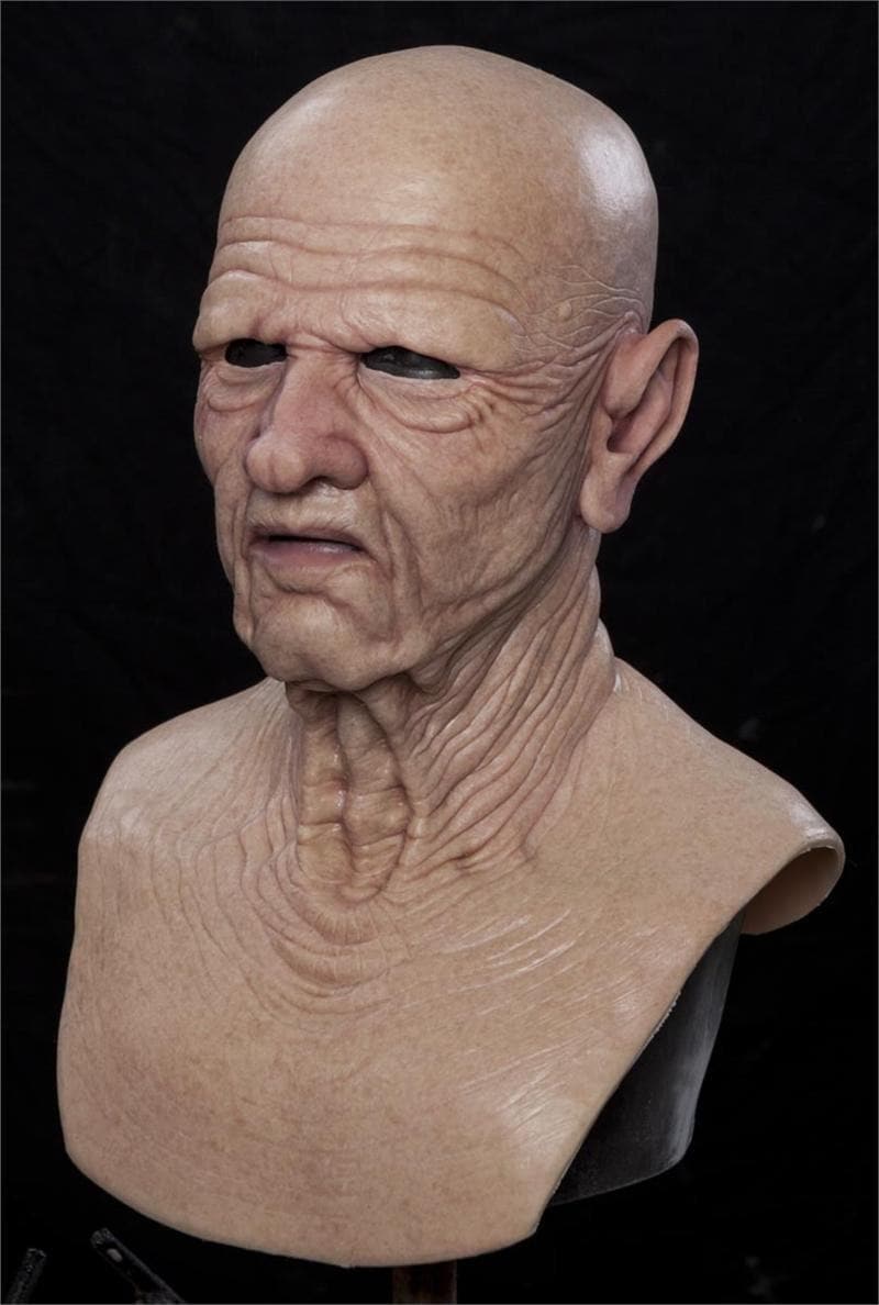 "Geezer the Old Man" Silicone Mask – The Horror Dome
