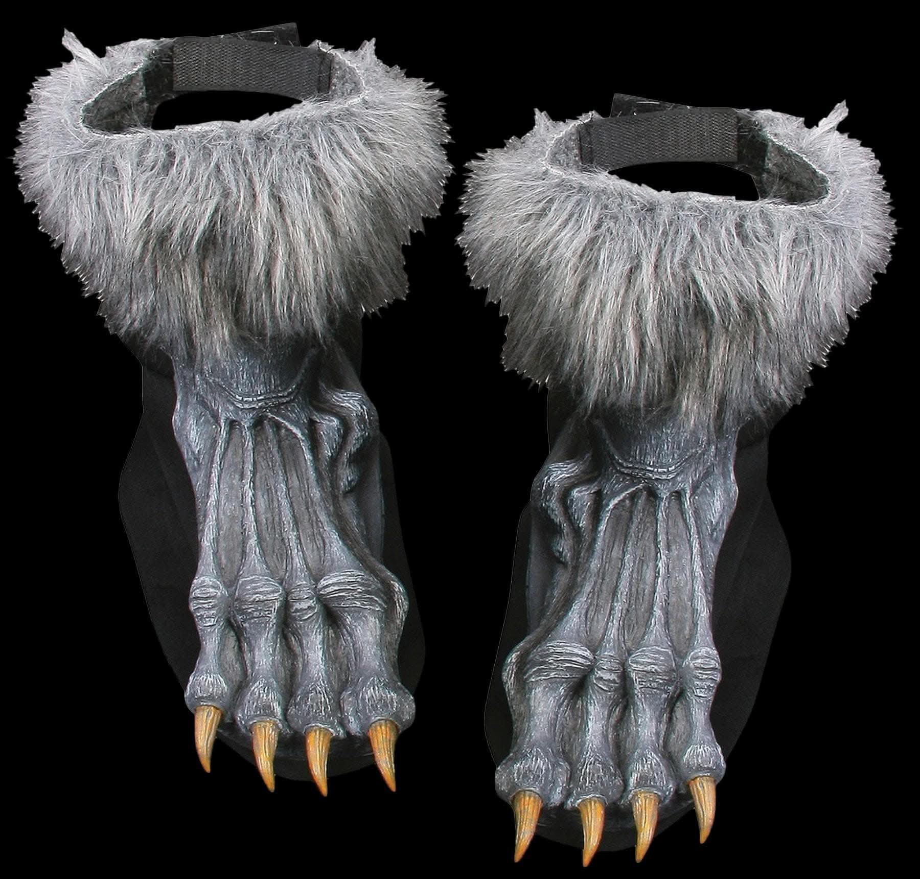 Grey Werewolf Feet | Adult Shoe Covers | Werewolf Accessory – The ...