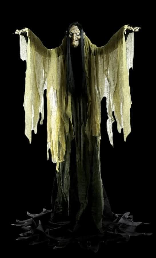 "Hagatha the Towering Witch" Electric Animated Halloween Prop – The ...