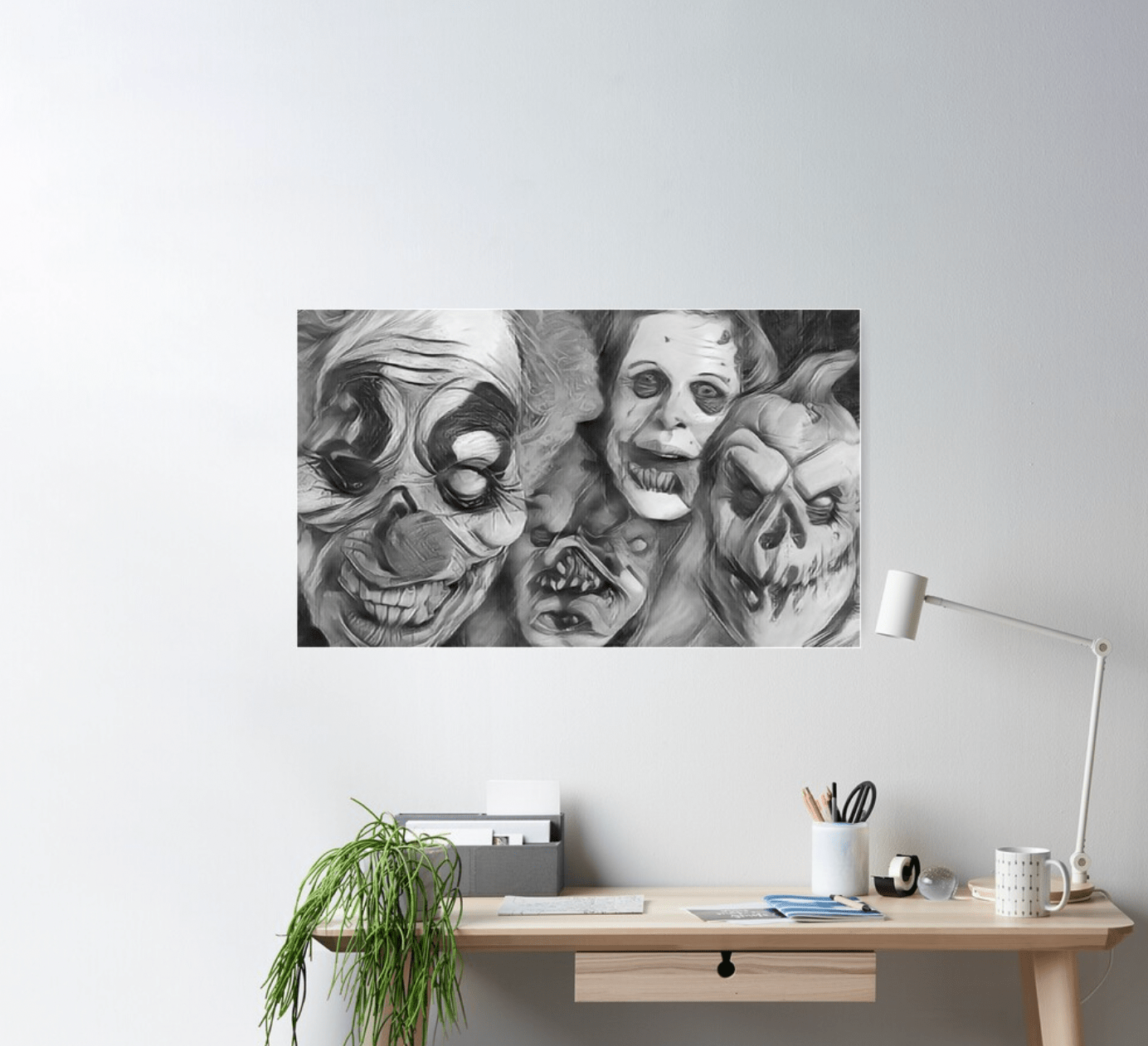 Horror Faces Poster – The Horror Dome