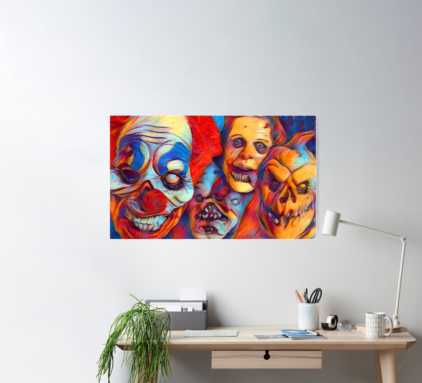 Horror Faces Poster – The Horror Dome