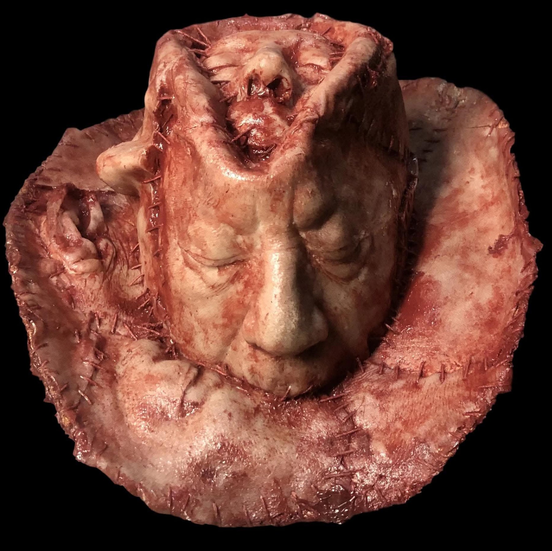 "Human Skin Hat" Halloween Costume Prop – The Horror Dome