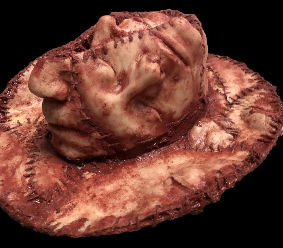 "Human Skin Hat" Halloween Costume Prop – The Horror Dome