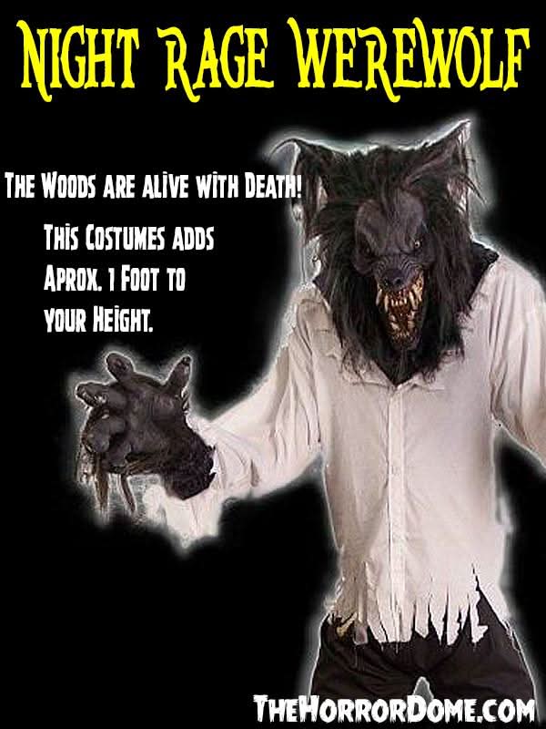 "Night Rage Werewolf" Night Terror Costume | Scary Halloween Costumes ...