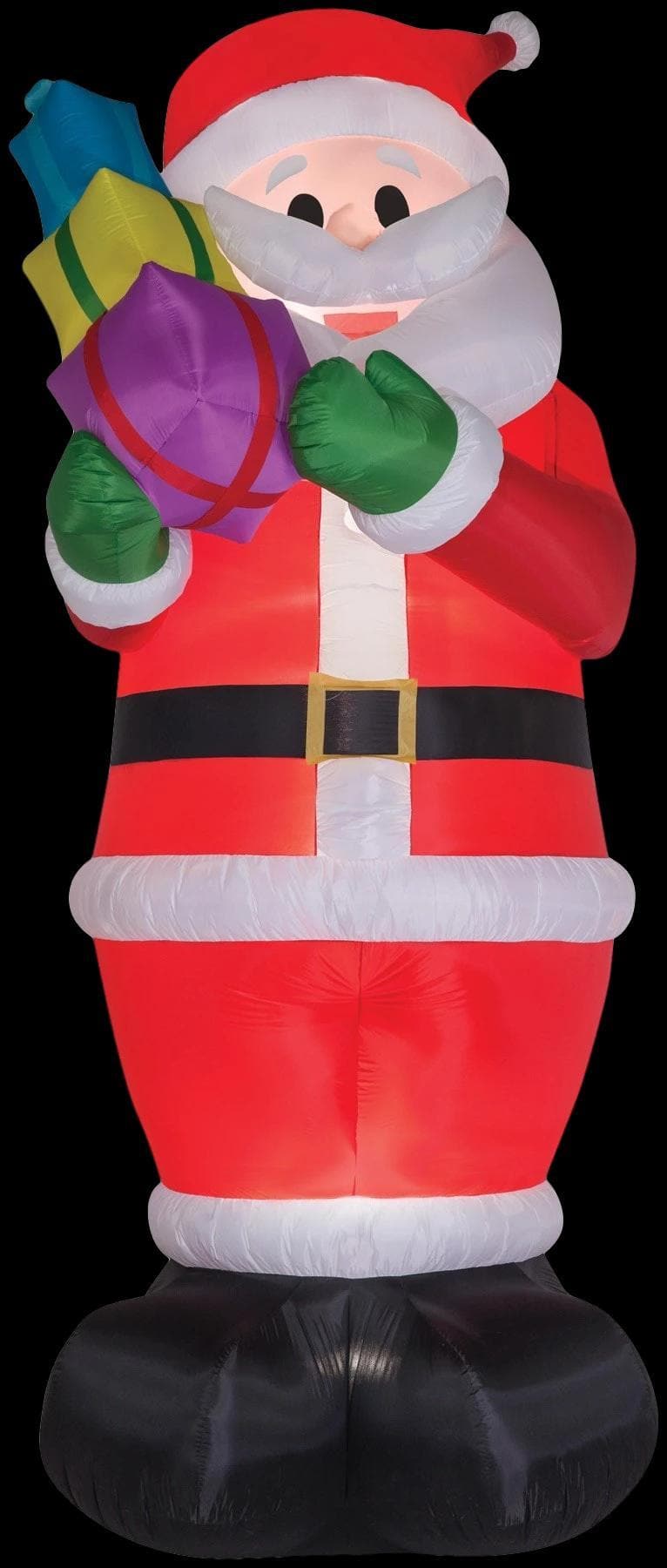 "Santa with Gifts - 16 Foot Tall" Air-Blown Inflatable Halloween Decor ...