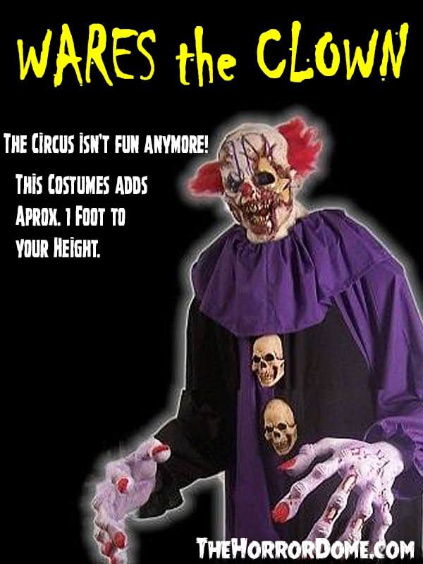 "Wares the Clown" Night Terror Costume | Scary Halloween Costumes – The ...