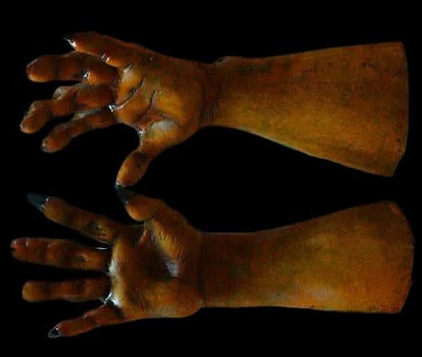"Werewolf Hands - Brown" Deluxe Halloween Costume Gloves – The Horror Dome